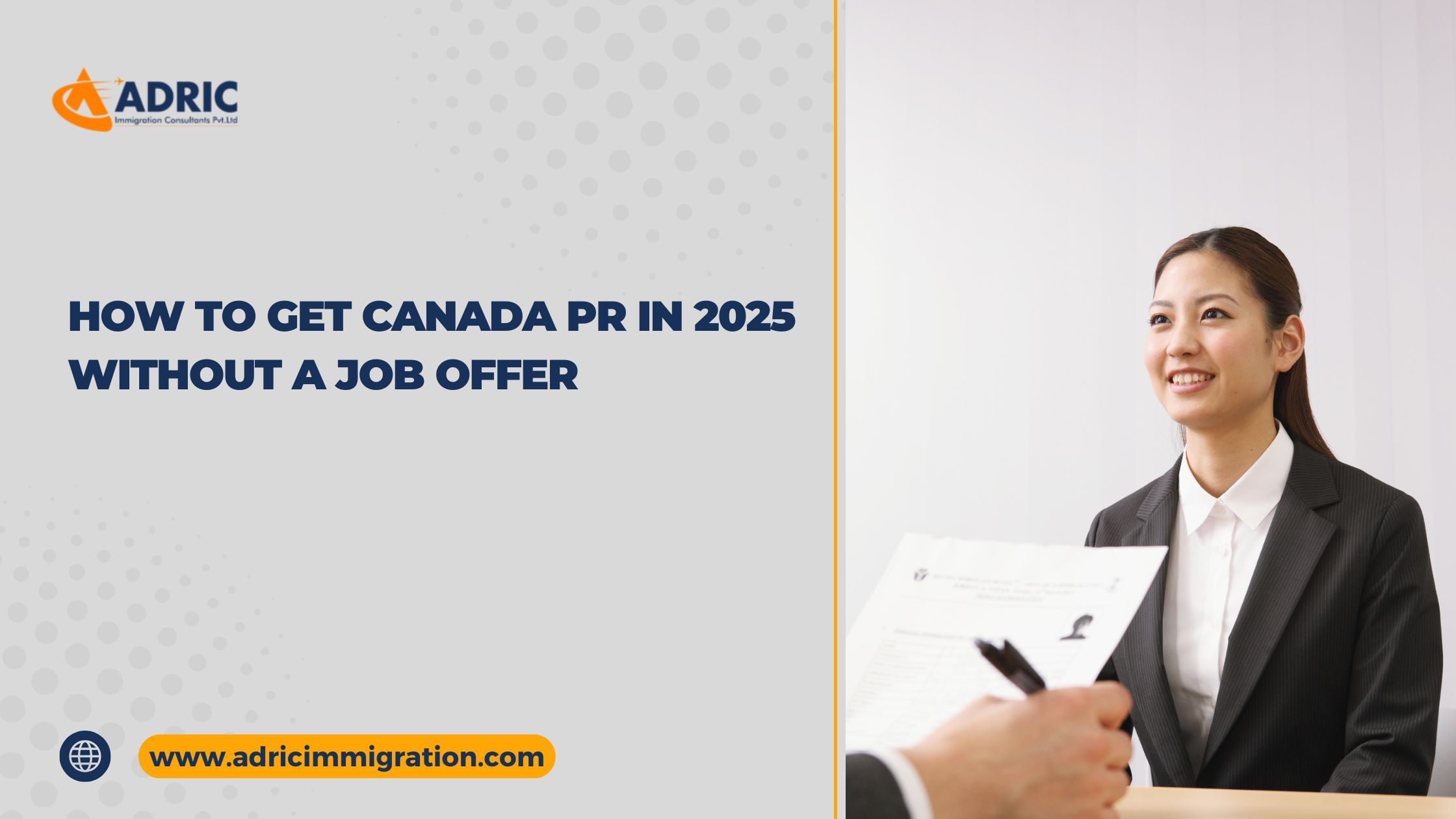 How to Get Canada PR in 2025 Without a Job Offer